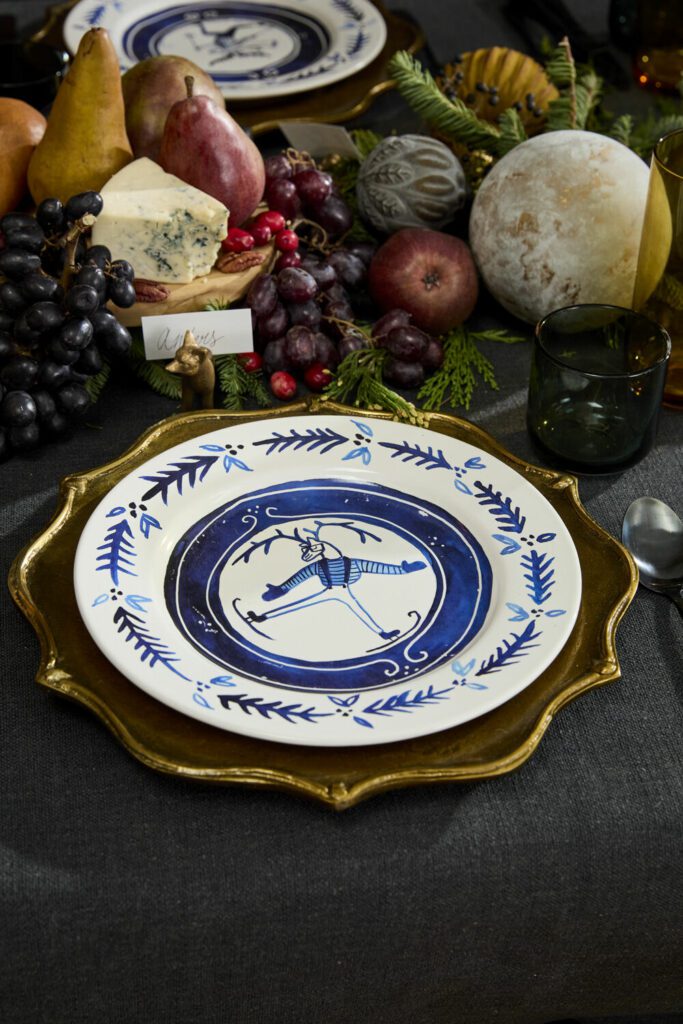 E+E Frankie The Stag Dinner Plate Set | The Gilded Thistle