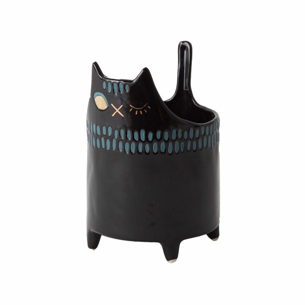Mysterious Black Cat Pot | The Gilded Thistle