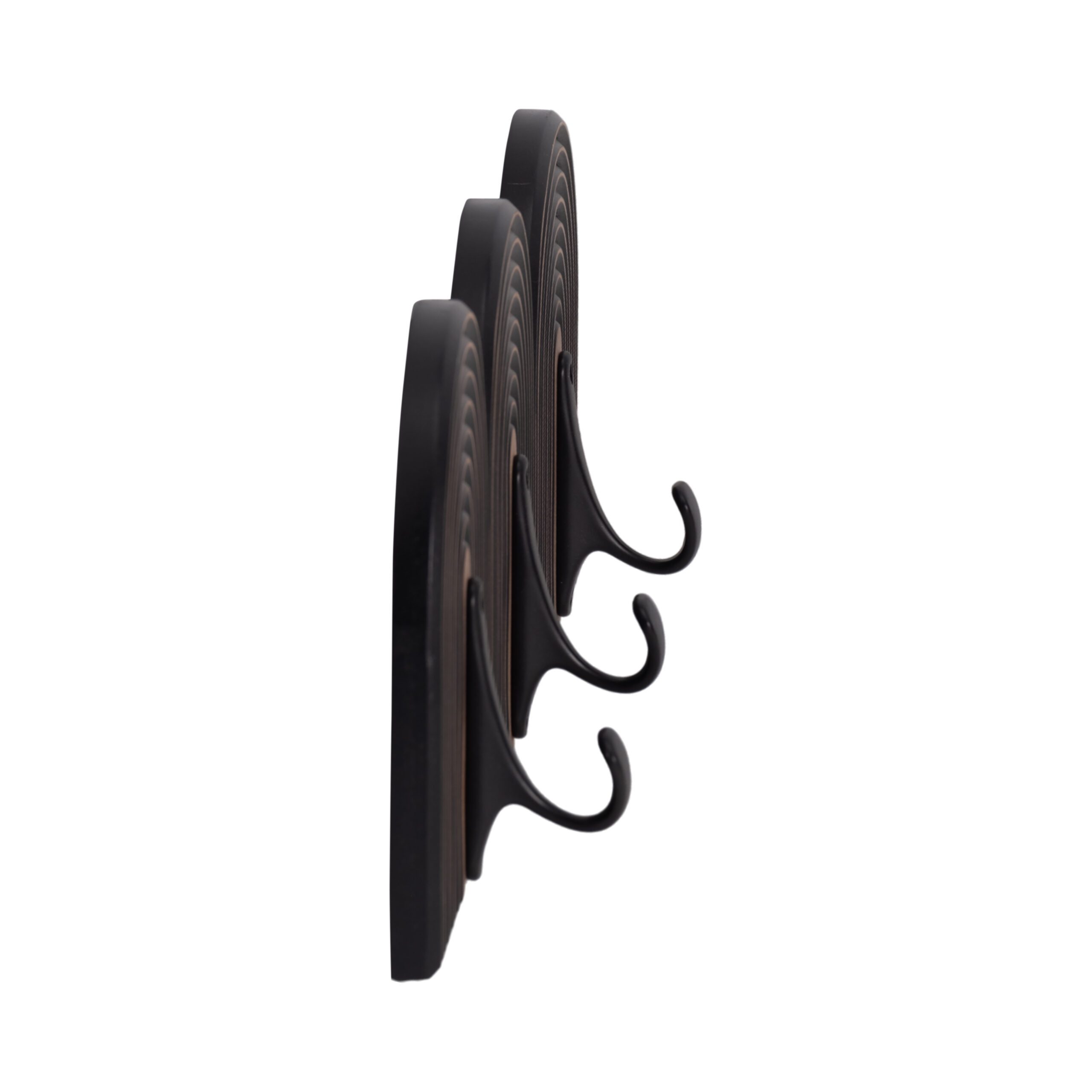 Black Three-Arch Wall Hooks | The Gilded Thistle