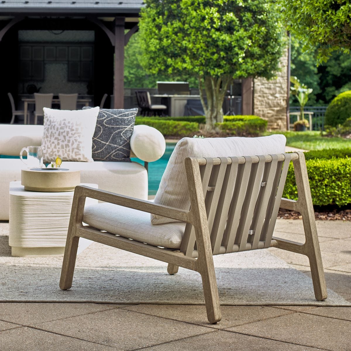 Uttermost Strapped Outdoor Lounge Chair | The Gilded Thistle